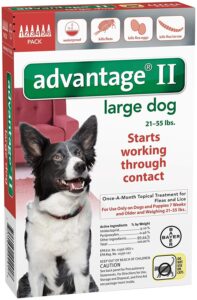 advantage ii large dog 6-pack