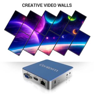 MAWi ZERO Digital Signage Solution by Monitors AnyWhere – Creative Artistic Video Wall, HDMI Over LAN,Video Extender, AV Over IP, Centerm C75v3 Zero Client