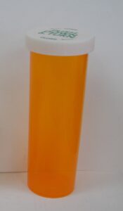 60 dram prescription pill bottle/vials; large size 3.75 oz / 60dram with child resistant caps, pack of 6