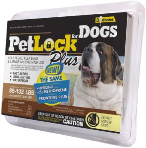 petlock security flea repellent for dogs, x-large