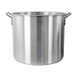 chard asp60, aluminum stock pot and strainer basket set, silver, 60 quart,large