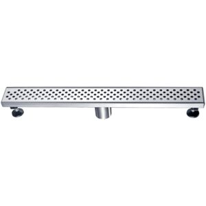 dawn lre240304 rhone river series linear shower drain, 24-inch