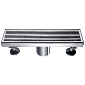 dawn lwn120304 wheaton river series linear shower drain, 12-inch