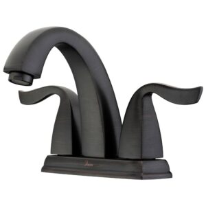 dawn ab04 1273dbr 2-hole, 2-handle centerset lavatory faucet for 4" centers, dark brown finished