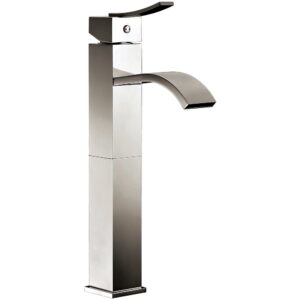 dawn ab78 1158bn single-lever square tall lavatory faucet, brushed nickel