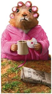 morning ground hog avanti oversized funny birthday card