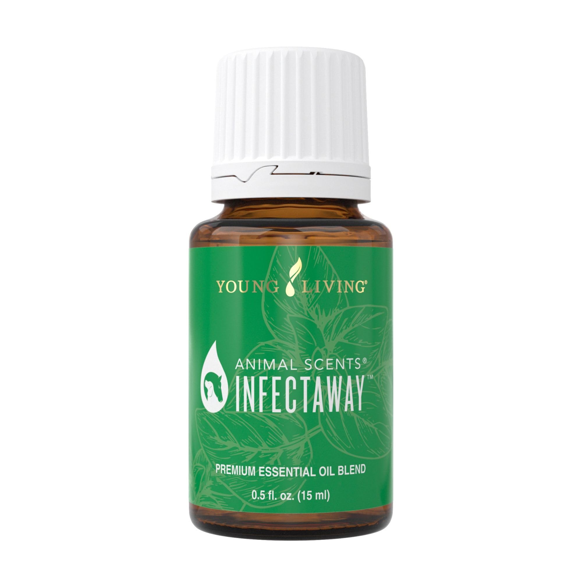 Young Living Animal Scents Infect Away, 15ml | Animal Care Essential Oils | Natural Pet Care & Wellness Support | Pet Skin Care | Prediluted Formula | Soothing & Gentle Coat Support