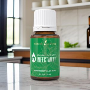 Young Living Animal Scents Infect Away, 15ml | Animal Care Essential Oils | Natural Pet Care & Wellness Support | Pet Skin Care | Prediluted Formula | Soothing & Gentle Coat Support