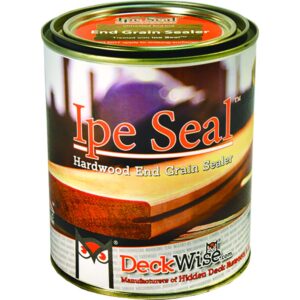 deckwise ipe seal hardwood end grain sealant for fresh cut board ends or turning blanks (1-quart)