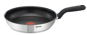 tefal 30 cm comfort max, induction frying pan, stainless steel, non stick