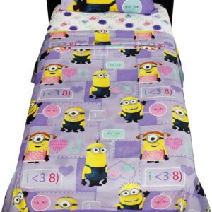 Universal's Minion Girls Way 2 Cute Microfiber Twin Sheet Set