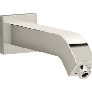 kohler k-99690-sn loure shower arm and flange, vibrant polished nickel