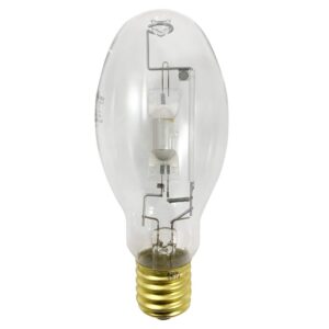 sylvania metalarc hid lamp, 175w light bulb, e39 mogul base, 12800 lumens, 4200k, 65 cri, clear (64030)