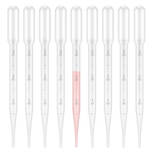 kinglake plastic transfer pipettes 3ml,essential oils pipettes,graduated,pack of 100, makeup tool