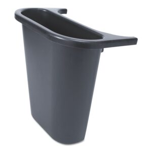 rcp295073bla saddle basket recycling bin, rectangular, black, 7 1/4quot;w x 10 3/5quot;d x 11 1/2quot;h