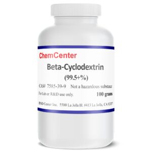 chemcenter beta-cyclodextrin, high purity, powder, 100 grams (3.5 oz.)