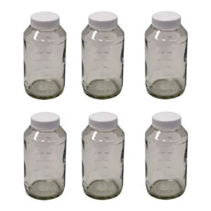 preval 269 glass jar, 6-ounce (6 jars)