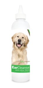 healthy breeds golden retriever ear cleanse with aloe vera cucumber melon 8 oz