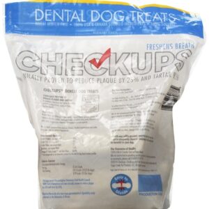 Checkups- Dental Dog Treats, 24ct 48 oz. for Dogs (Pack of 2),Checkups-j5