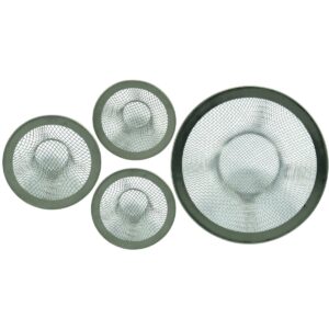 hts 315s4 4pc stainless steel mesh sink strainer set