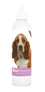 healthy breeds basset hound ear cleanse with aloe vera sweet pea and vanilla 8 oz