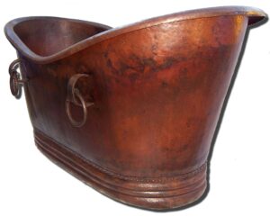 fine crafts imports hammered copper bath tub