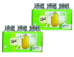 ball 64 ounce jar, wide mouth, set of 12