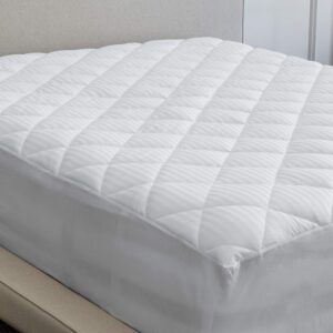 the luxury collection mattress pad - quilted mattress topper - 78" x 80" x 18" - fits mattresses up to 18" - king