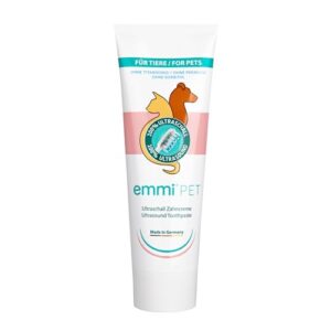 emmi-pet ultrasonic toothpaste with nano-bubbles (new extra mild formulation, vegan, paraben free)