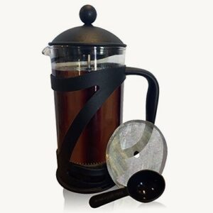 Lux Essentials French Press Coffee Maker & Tea Set 34 Oz includes Replacement Screen & Spoon