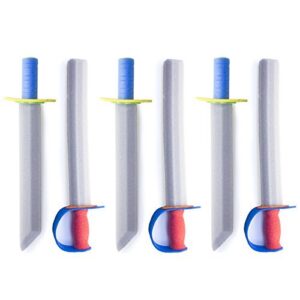 super z outlet 16" foam prince sword toy set party supplies (6)