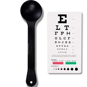 emi occ-psn 2 piece set - occluder plus snellen pocket eye exam chart