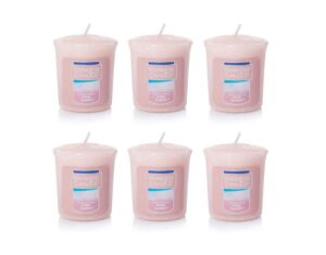 yankee candle lot of 6 pink sands votives