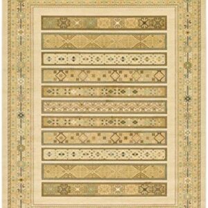 Unique Loom Fars Collection Area Rug - Pasadena (9' x 12' 2" Rectangle, Ivory/ Cream)