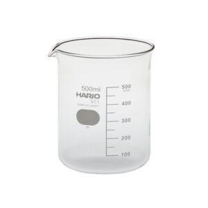 hario b-500-h32 beaker, 16.9 fl oz (500 ml), made in japan