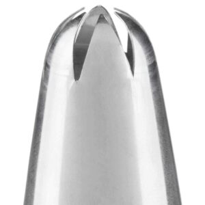 ateco #852 deep closed star pastry tip - stainless steel