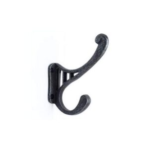 berenson prelude double wardrobe hook, weathered iron