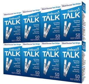 embrace talk test strips bundle 400 ct