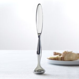 standing knife spreader in silver - stainless steel blade and handle