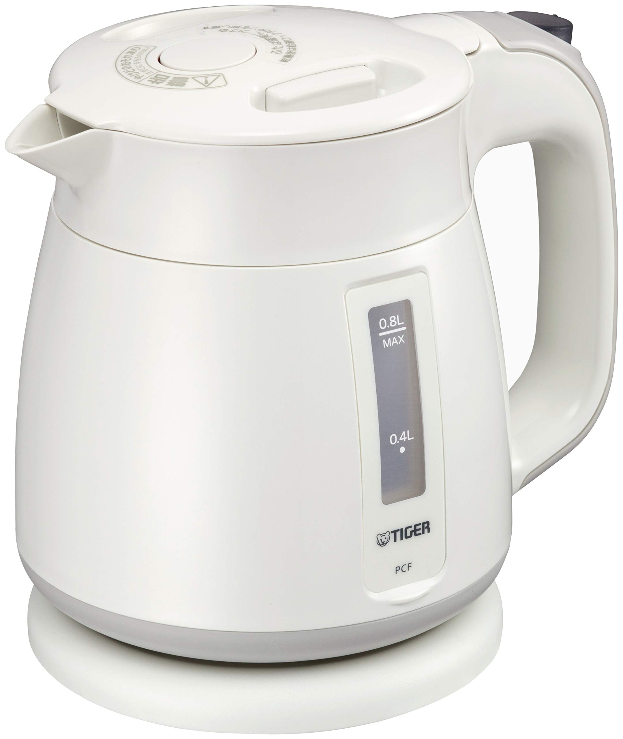 Tiger thermos electric kettle 800ml white Wakuko PCF-G080-W Tiger