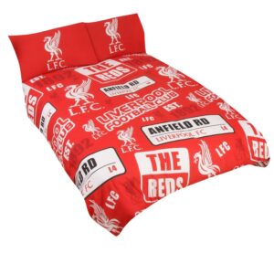 uksoccershop liverpool f.c. single duvet set pt