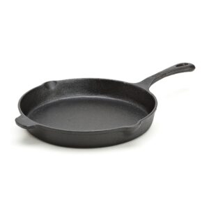 goodcook cast iron skillet, 12", black