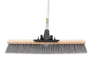 flexsweep unbreakable commercial push broom (contractors 30 inch) medium bristles