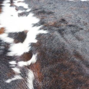 rodeo Cowhide Rug Dark Brindle Size 6x8 Feet Dc