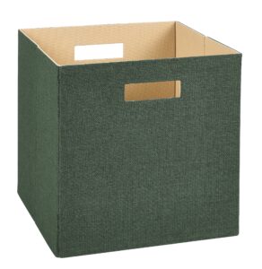 closetmaid decorative fabric storage bin, green