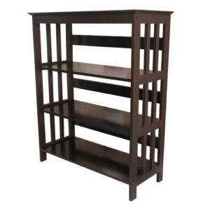 4 tier book shelves (espresso)