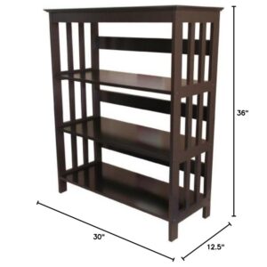 4 Tier Book Shelves (Espresso)