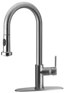 latoscana 92pw591ll elix single handle pull-down spray kitchen faucet, brushed nickel