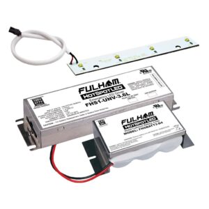 fulham lighting fulham led emergency battery back up kit, fhskitt04lnd