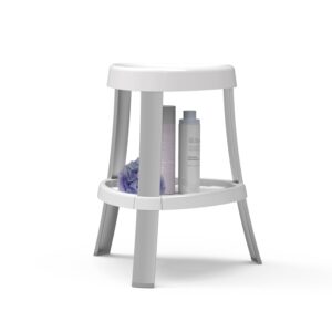 better living products 70061 spa shower seat with shelf, white